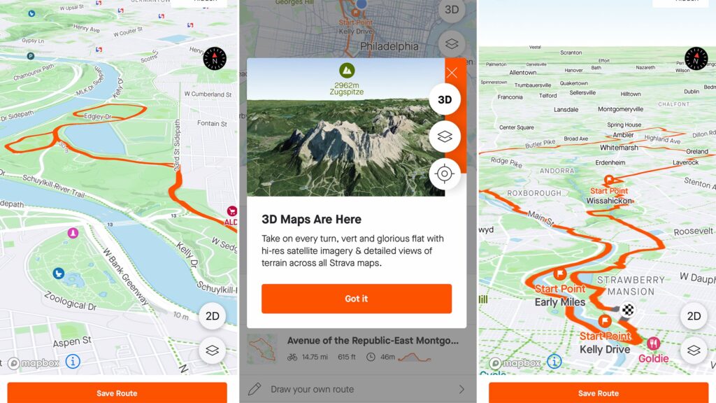 Strava introduceert 3D-weergave - Grinta!