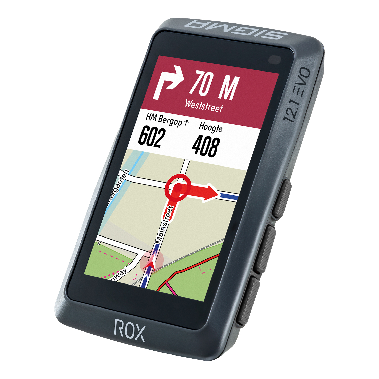 ROX 12.1 EVO: de nieuwste fietscomputer met navigatie van Sigma - Grinta!